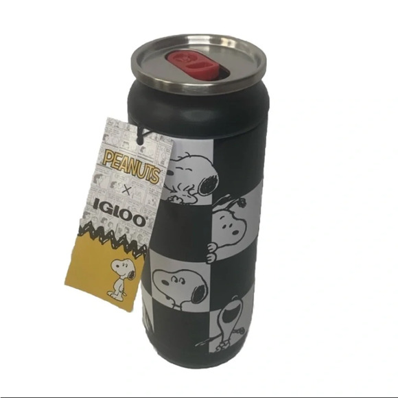 Peanuts | Dining | Peanuts Snoopy Stainless Steel Tumbler Can Cooler 6 ...